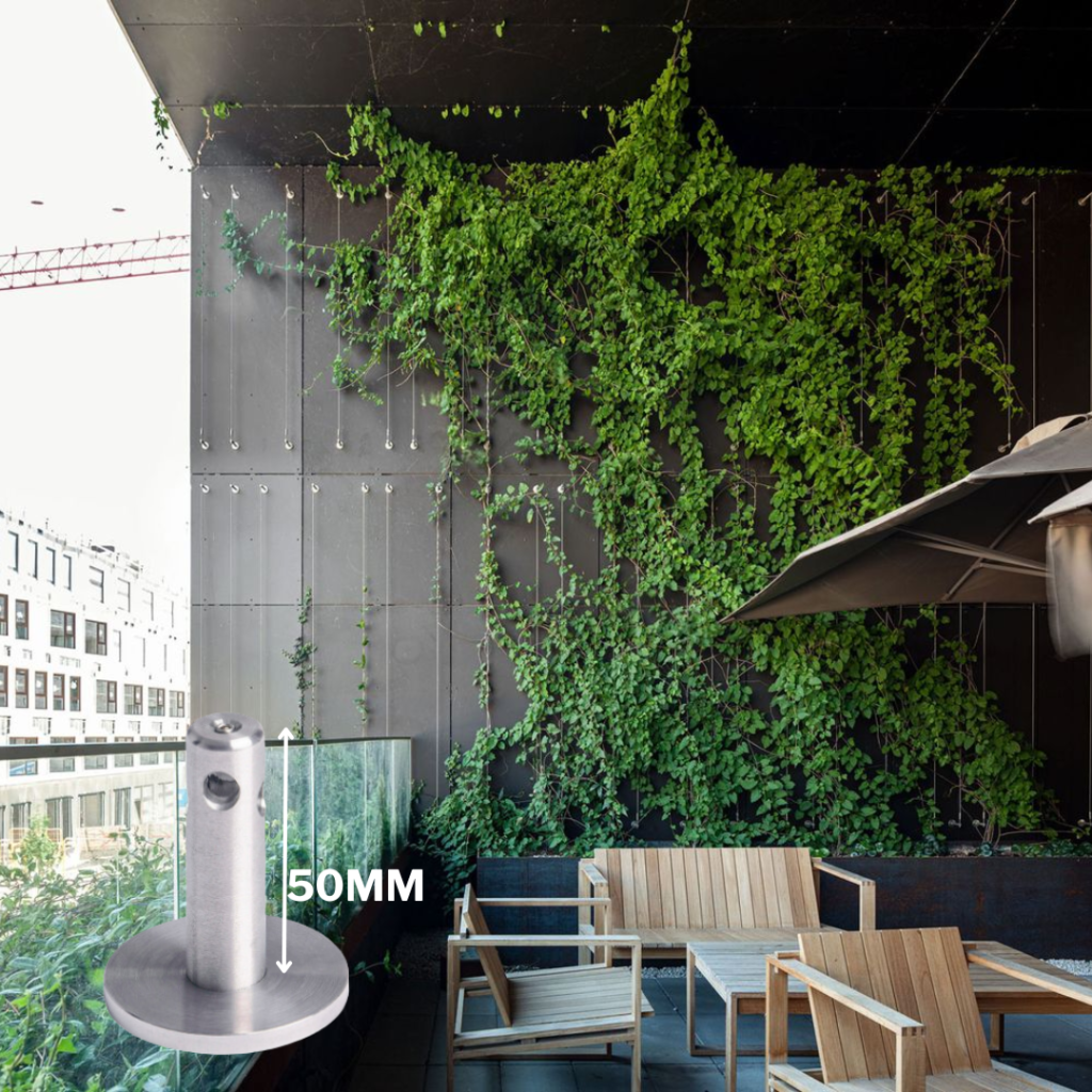 GreenWall 50 - Stainless steel wire trellis system - Landscape Depot